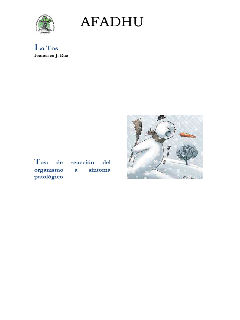 La Tos. Etiología y Tratamiento | PDF | Tos | Asma