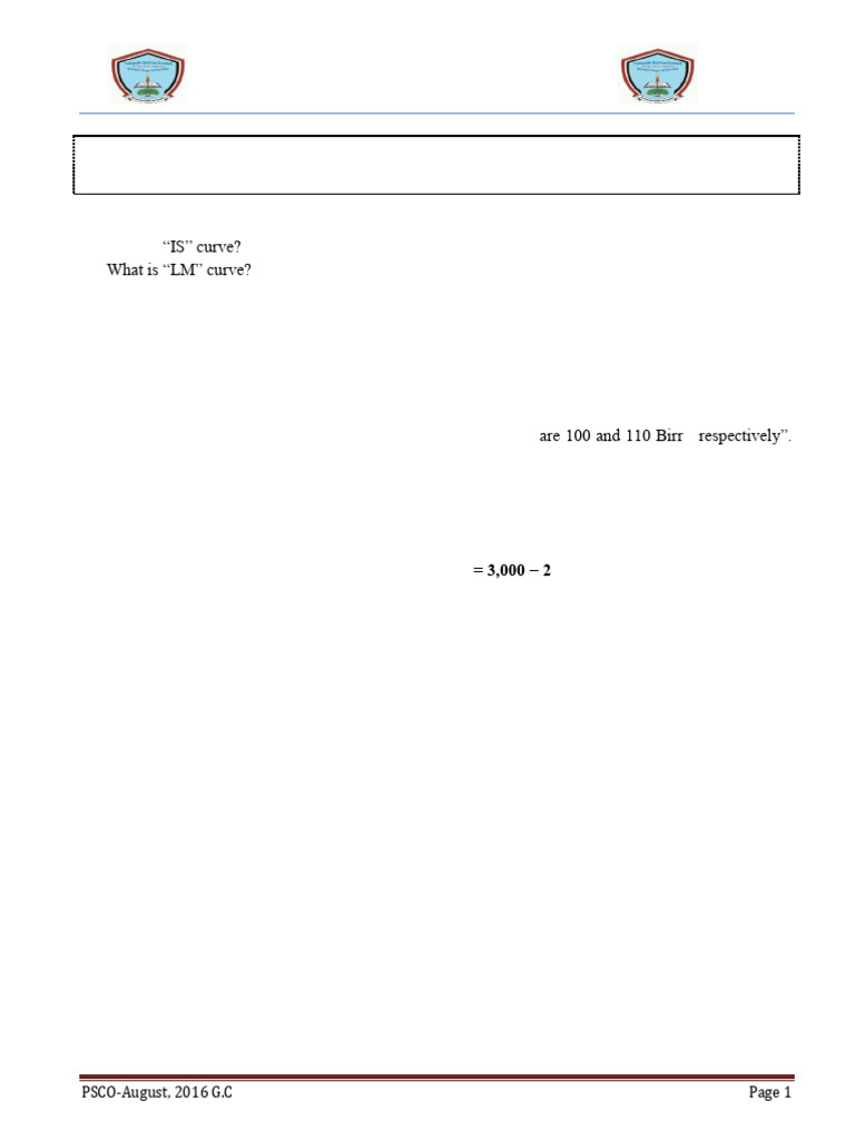 Macroeconomics Assignment 2024 | PDF