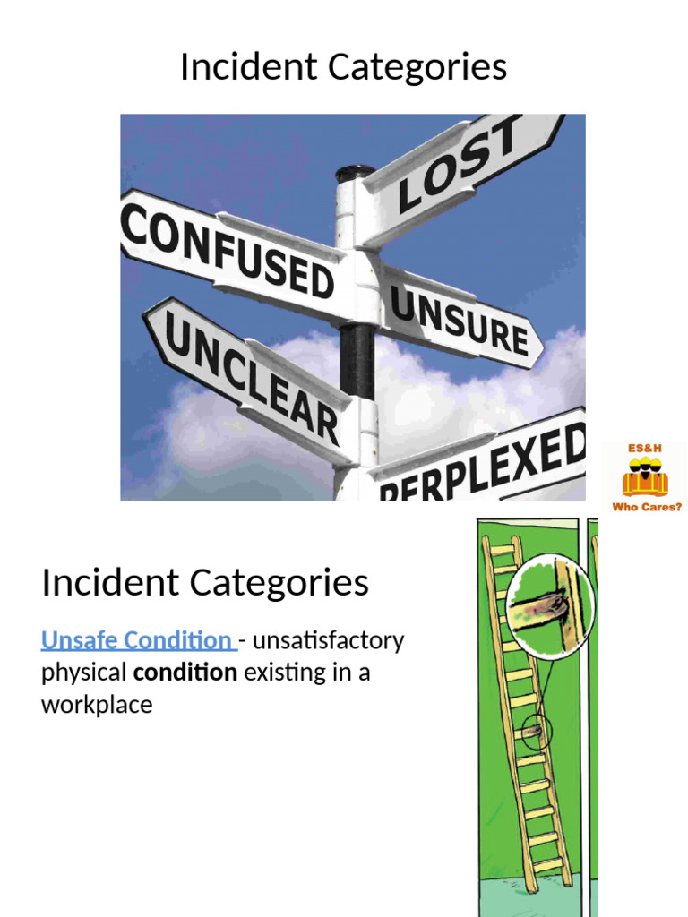 Incident Categories | PDF