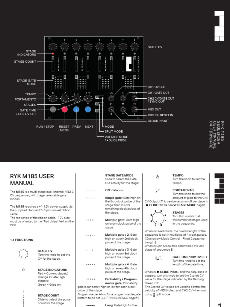M185 Euro Manual V414 | PDF | Computer Hardware | Computing