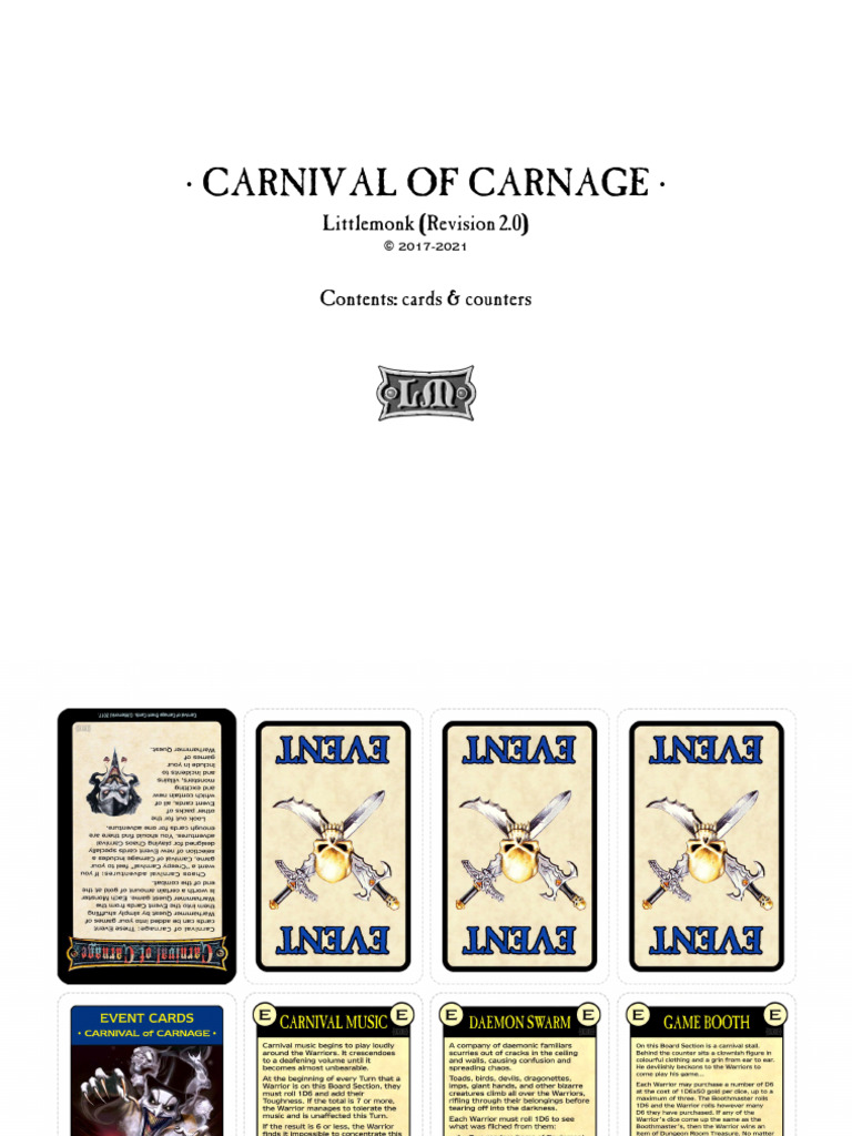 COC Cards Counters (Rev 2.0) | PDF