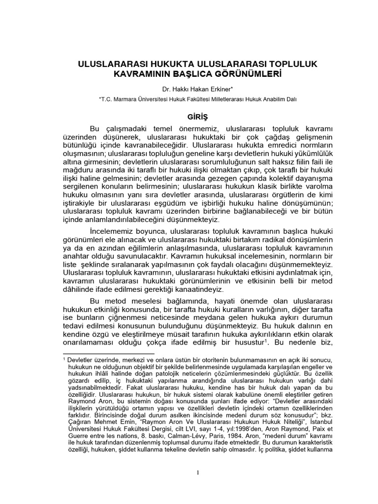 Hakki Hakan Erkiner Makale Uluslararasi | PDF