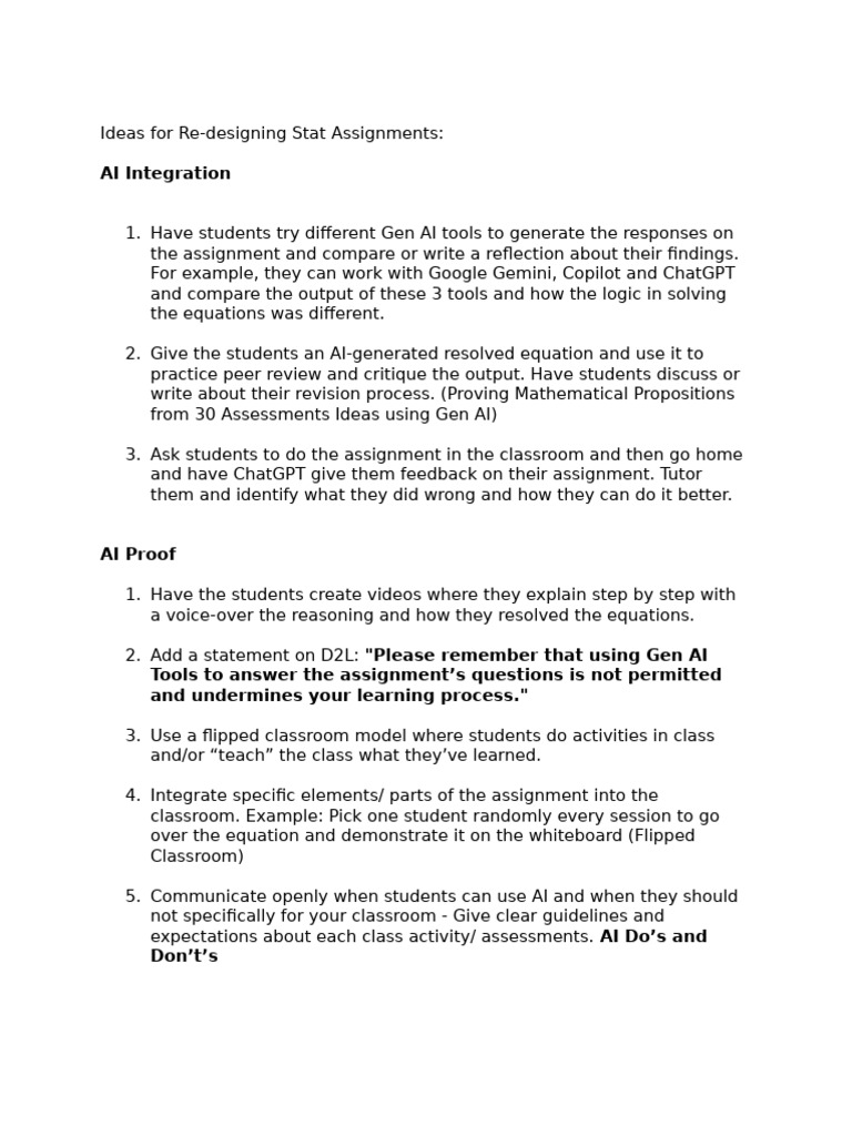 Assignments Ideas for Stat copy | PDF | Artificial Intelligence | Intelligence (AI) & Semantics