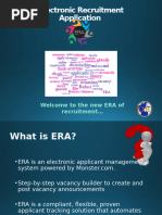 ERA Job Application Process Guide | PDF | Software | Cyberspace