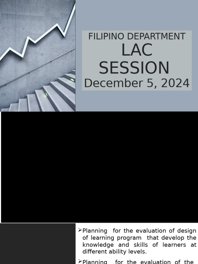 Lac Session | PDF | Learning | Teachers