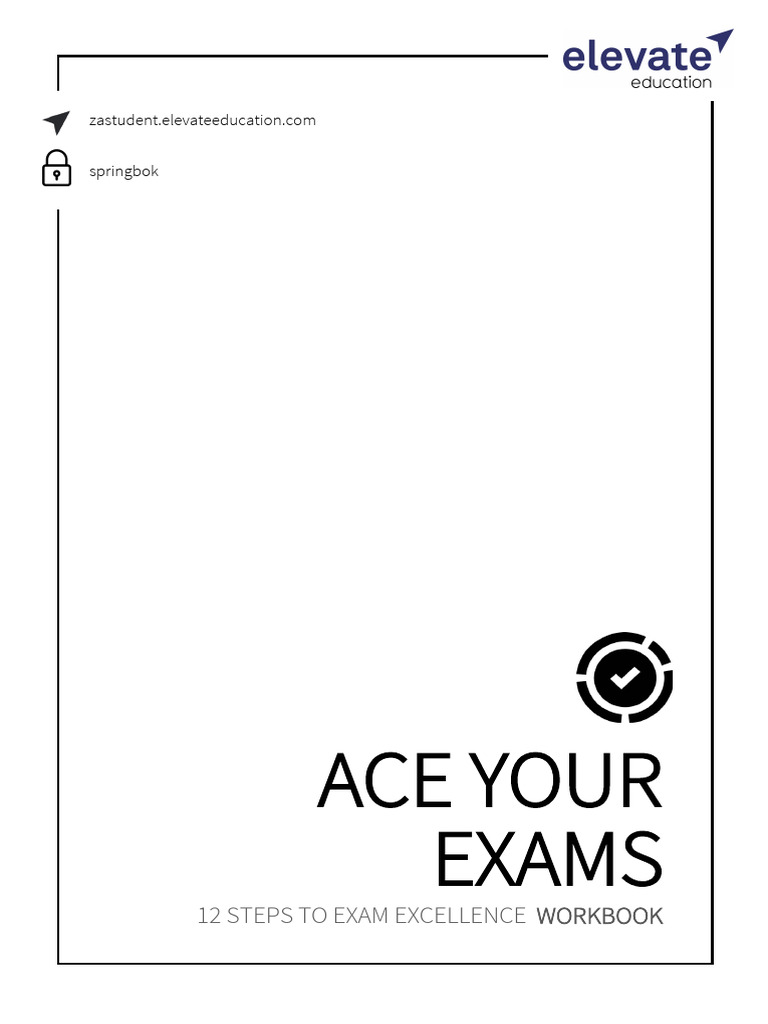 Ace Your Exams Workbook - Tertiary 2024 (SA) | PDF
