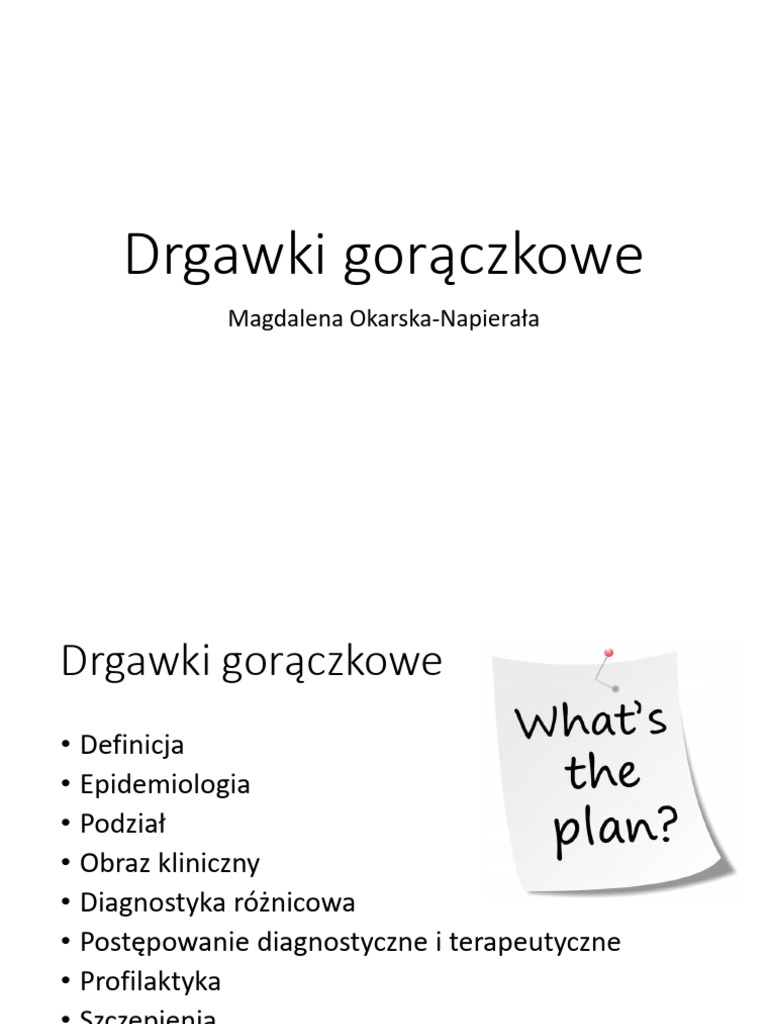 Drgawki-Goraczkowe Wum | PDF