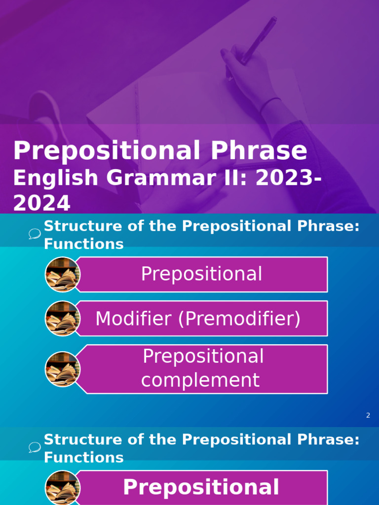 Understanding Prepositional Phrases | PDF | Preposition And Postposition | English Grammar