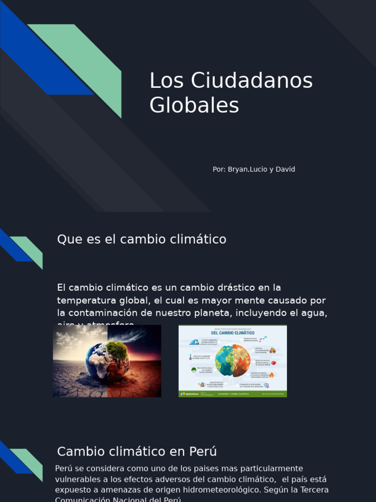 Proyecto Los Ciudadanos Globales | PDF