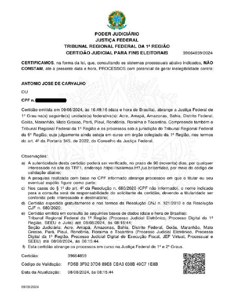 Pje 4ea17a5e TRF1 | PDF