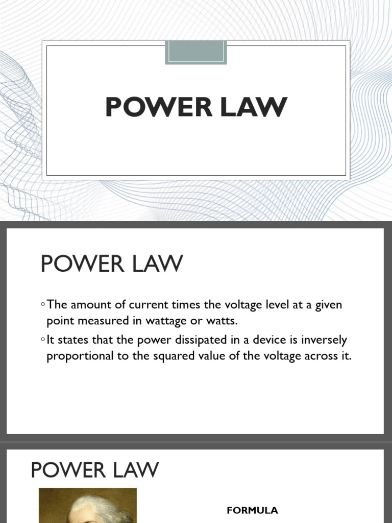 Power Law | PDF