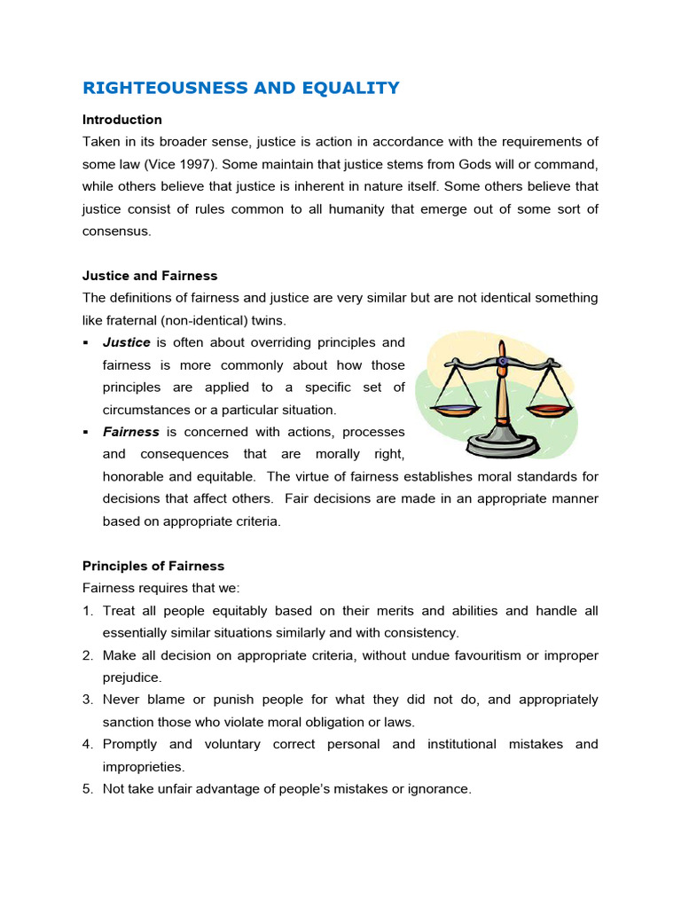 group3_Righteousness-and-Equality | PDF | Justice | Crime & Violence