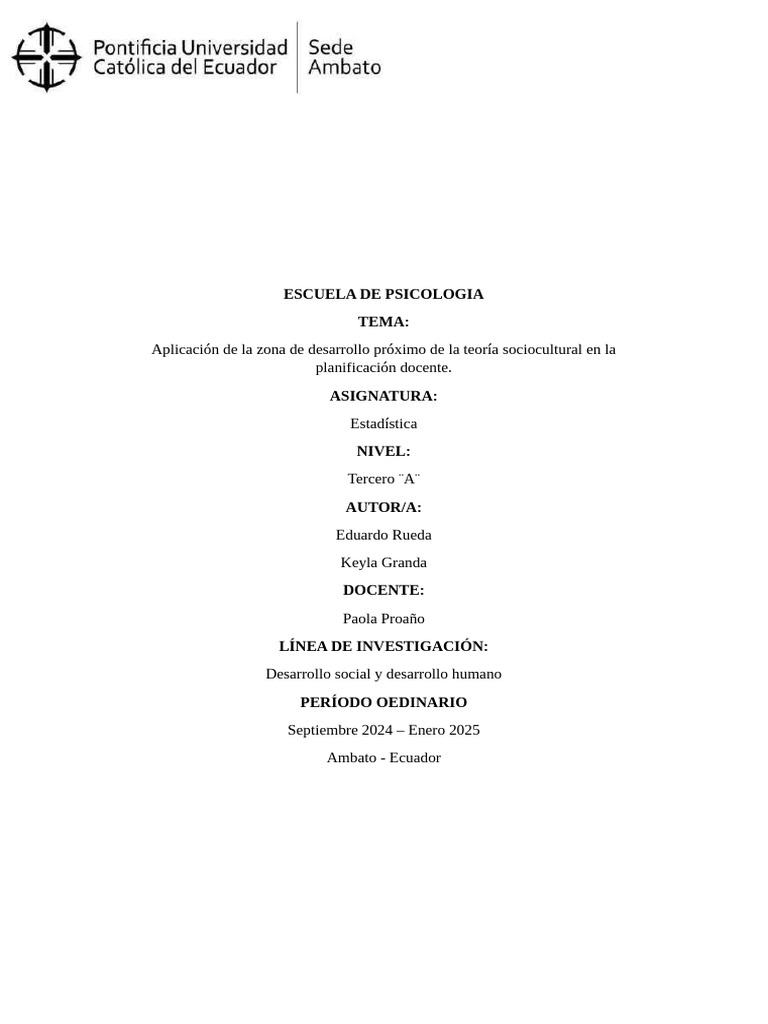 Proyecto Estadistica mod EIRH | PDF | Enseñando | Aprendizaje