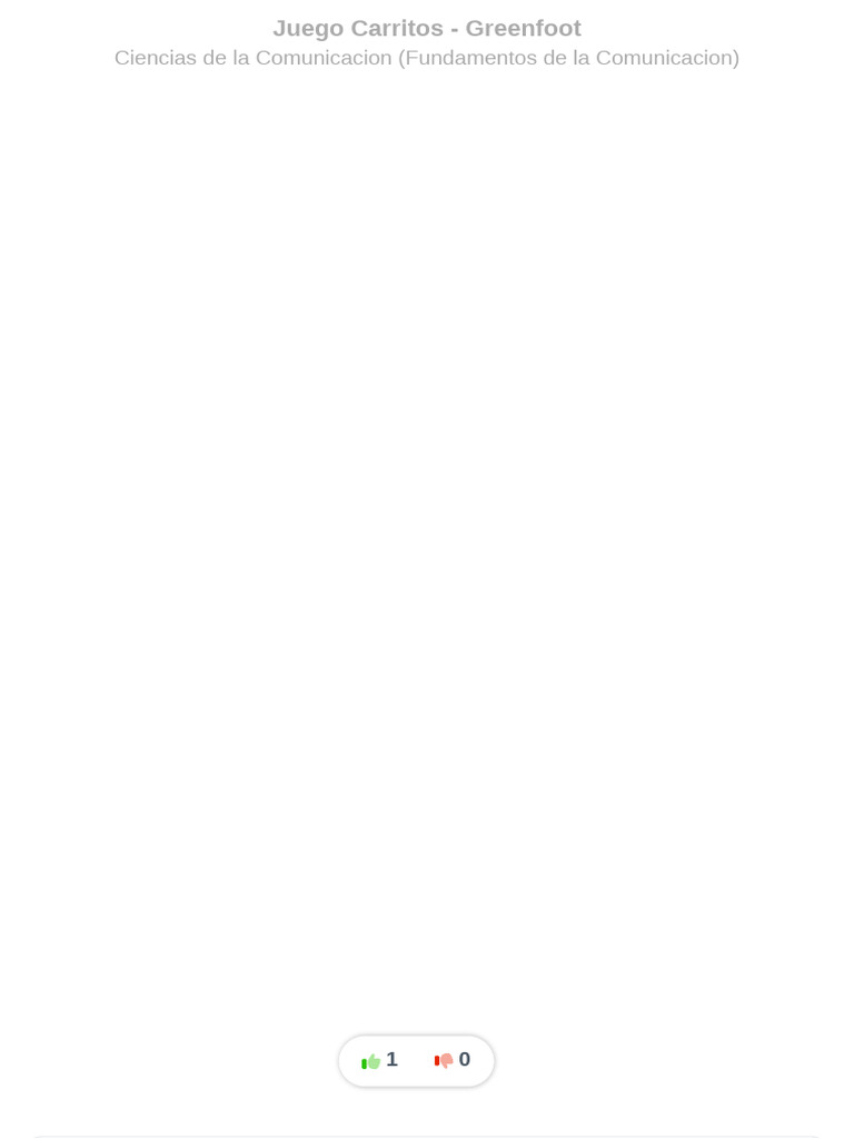 Desarrollo Juego Carritos Greenfoot | PDF | Tecnologías de la información | Software libre