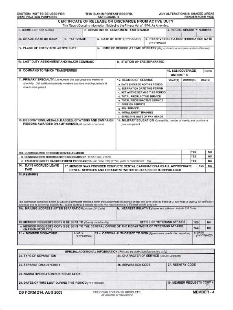 dd-214 | PDF