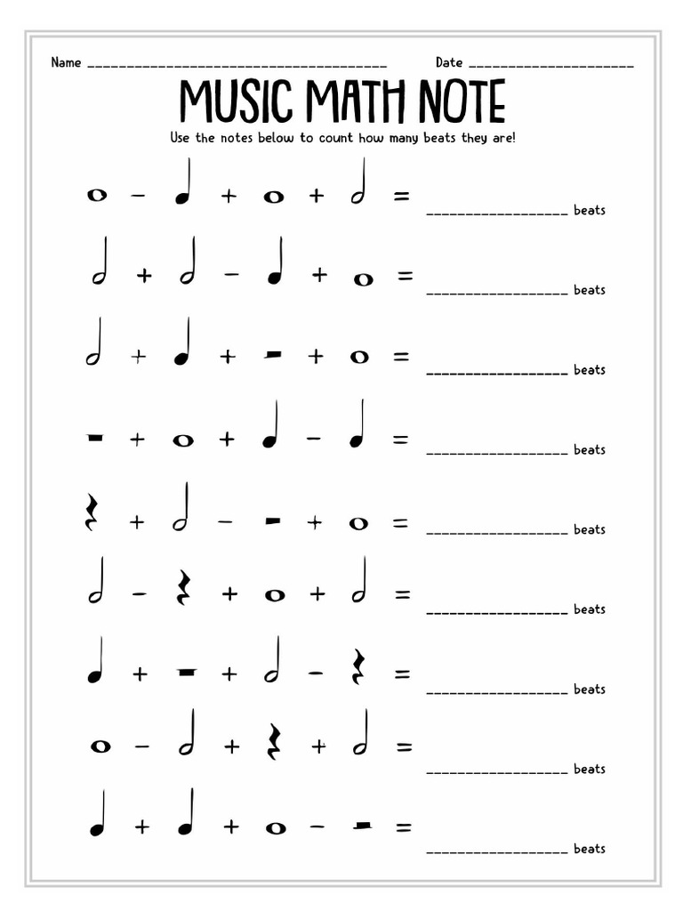 Music Math | PDF
