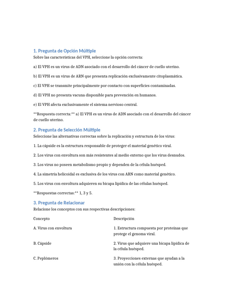 Características del VPH y Estructura Viral | PDF | Virus | Microorganismo
