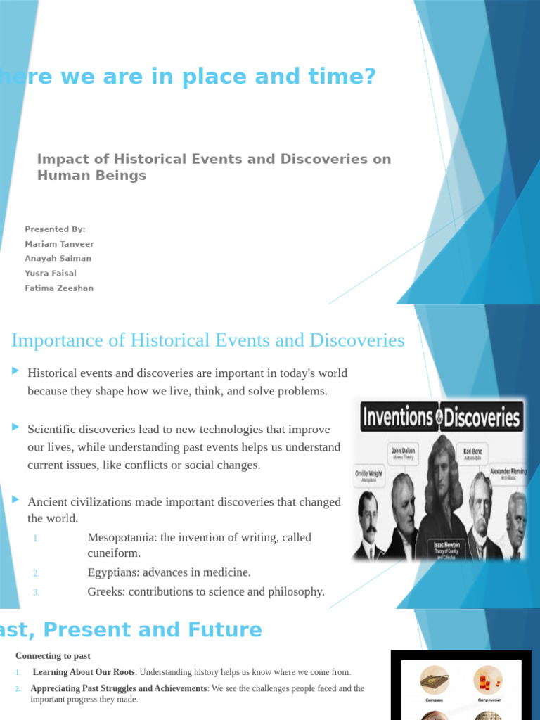 Historical Events Shaping Humanity | PDF | Science | Ancient Egypt