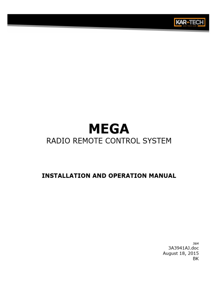 290 390 535 Remote Pdf Radio Electromagnetic Interference