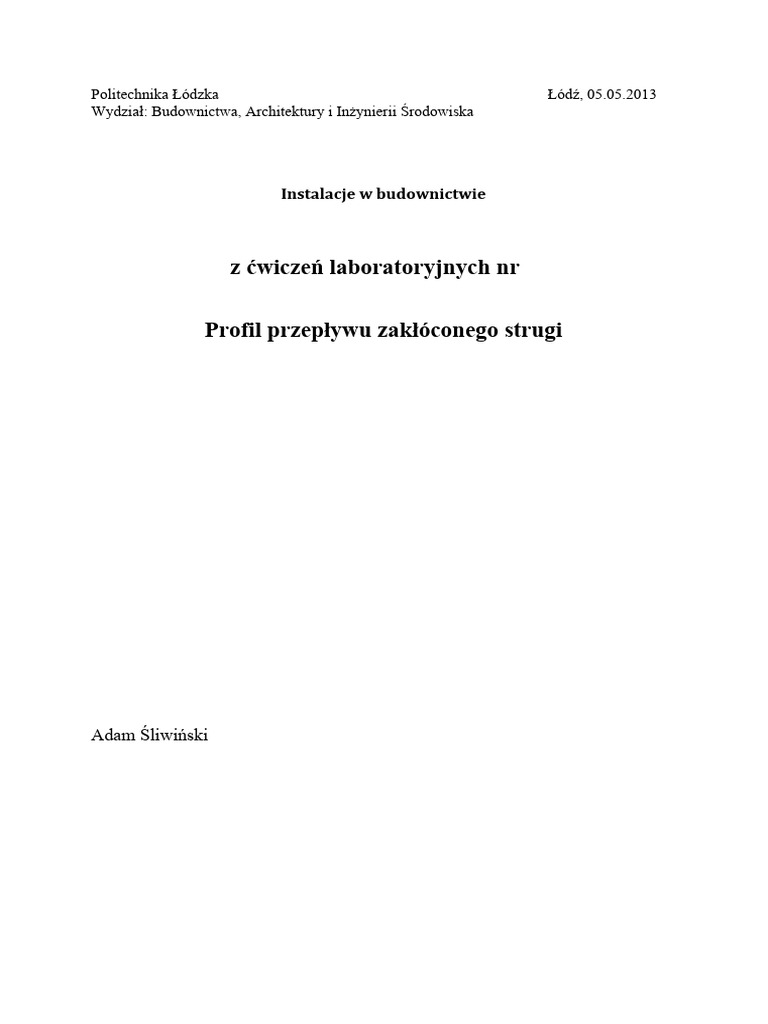 Sprawozdanie 5 | PDF