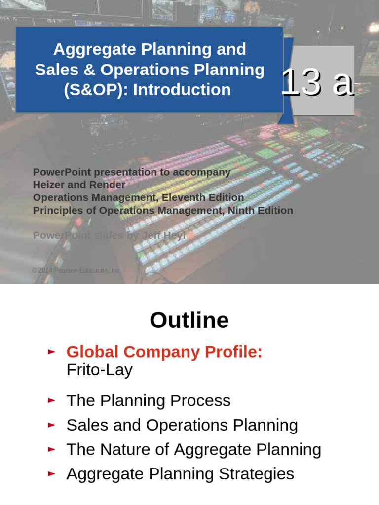 HR - Om11 - ch13 - Aggregate Planning PA Zoom | PDF | Marketing | Business