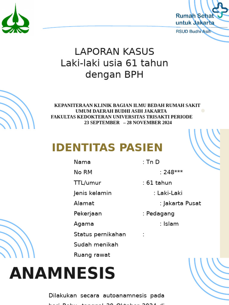 LAPORAN KASUS BSK BPH | PDF