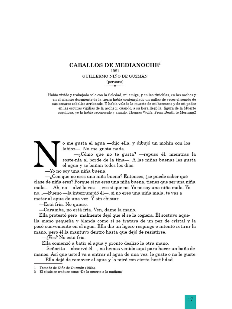 Caballos de Medianoche 5to | PDF