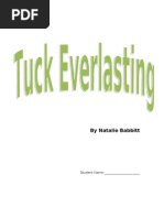 Tuck Everlasting Character Analysis | PDF
