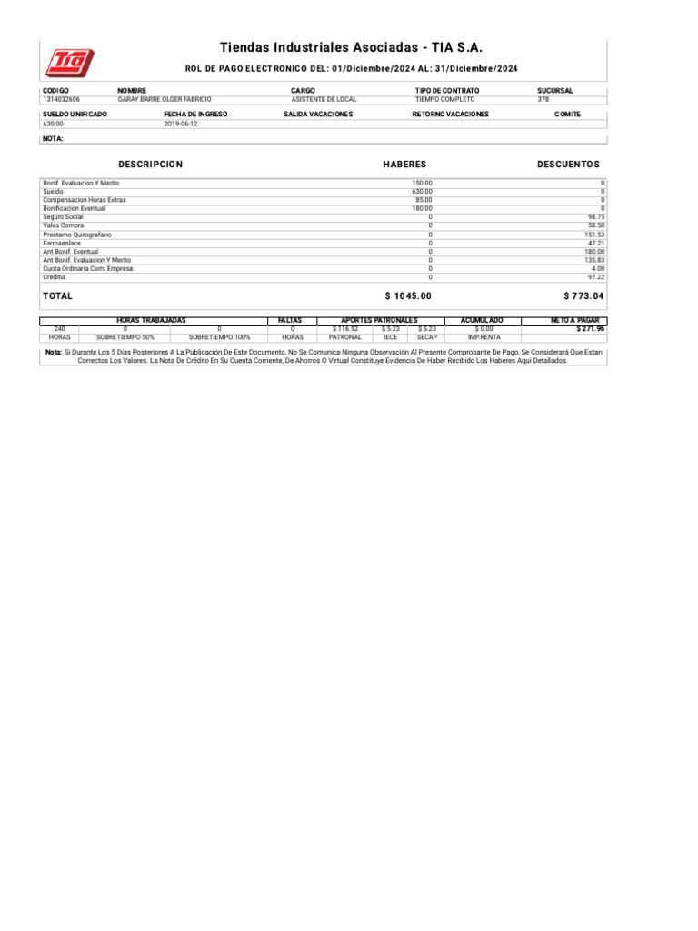 Consultar - TIA S.A. | PDF | Business | Economias