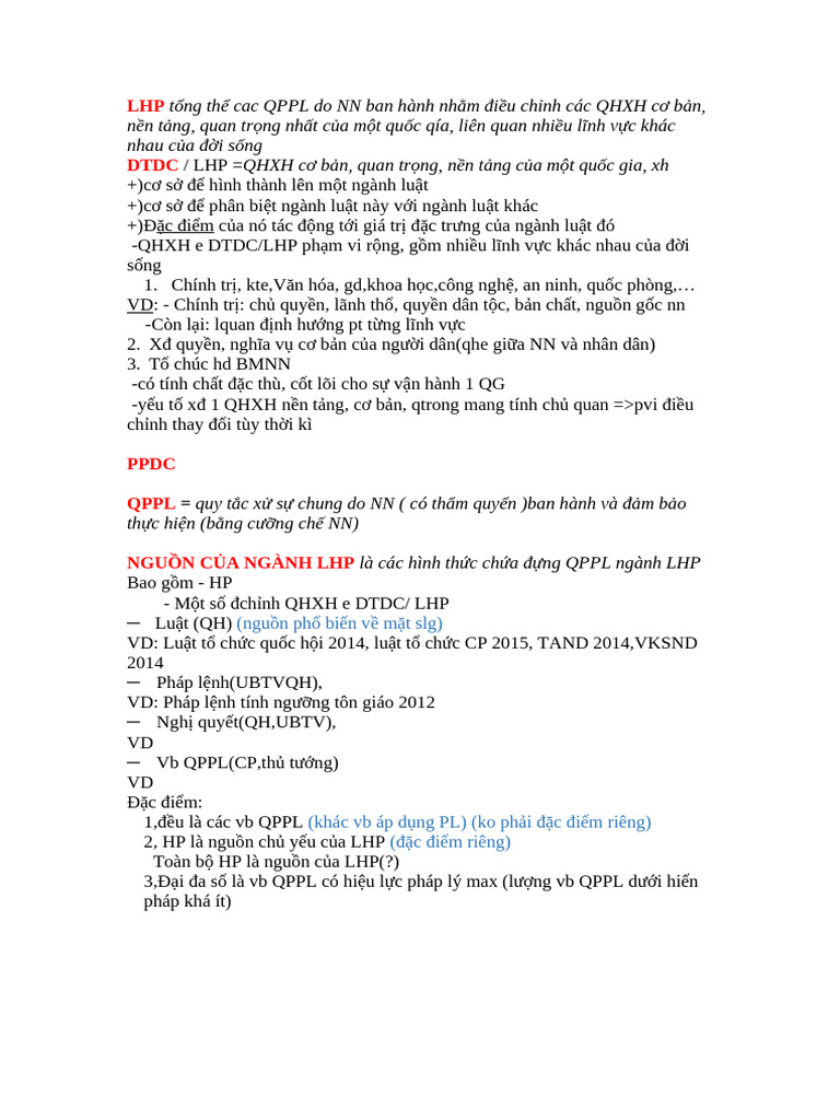 VẤN ĐÁP LHP | PDF