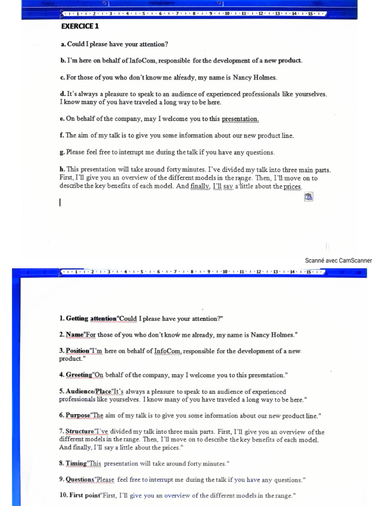 Presentation Structure | PDF