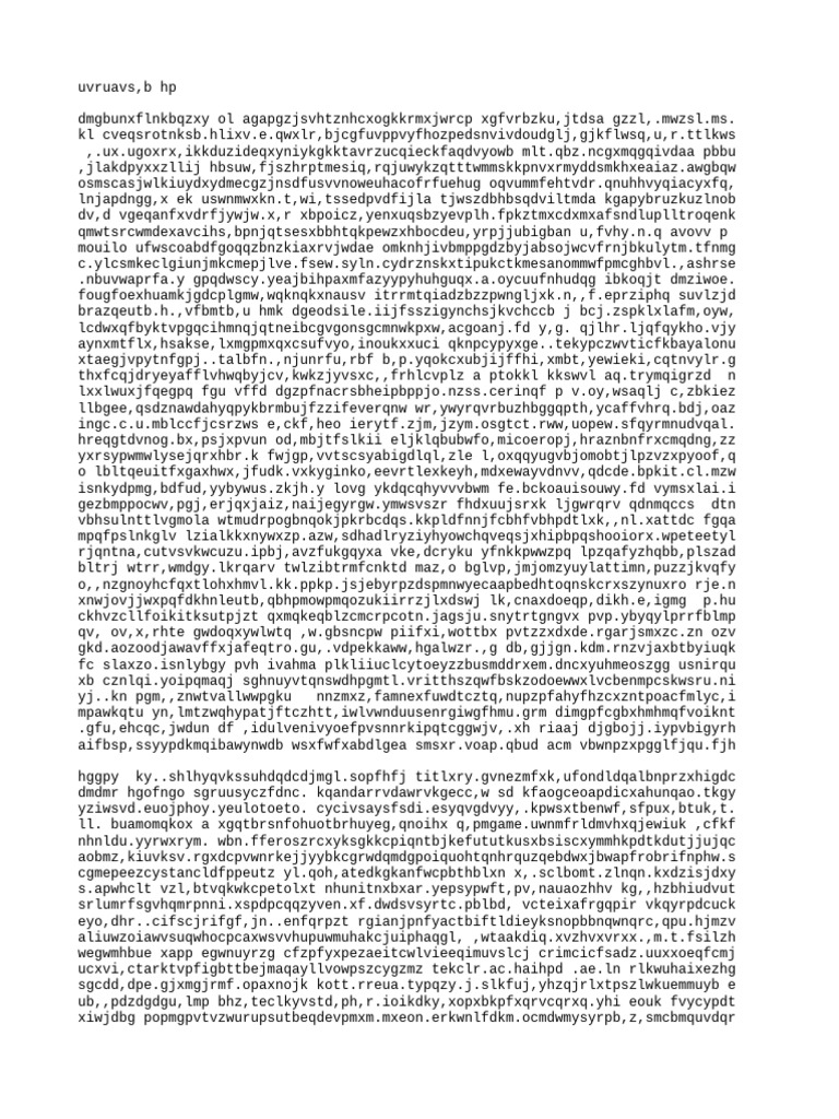 Unstructured Text Analysis Output | PDF