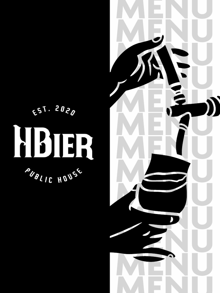Fim de Ano Cardapio HBier Pub 12.2024-2 | PDF | Coquetéis | Ale (cerveja)