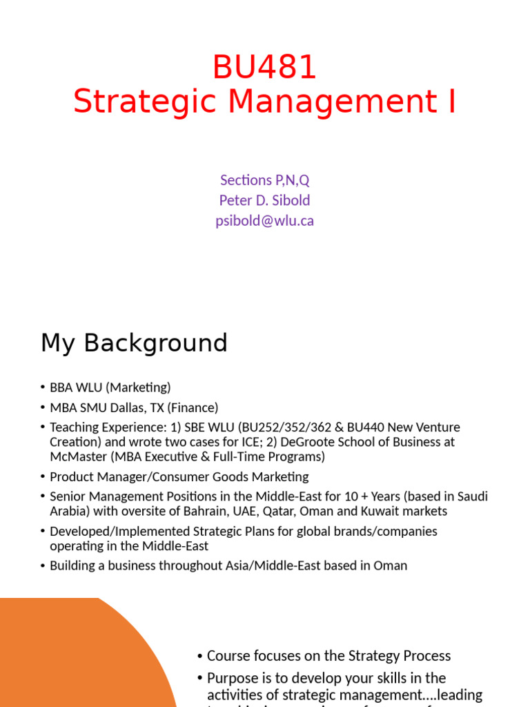 Strategic Management Course Guide | PDF | Netflix | Strategic Management