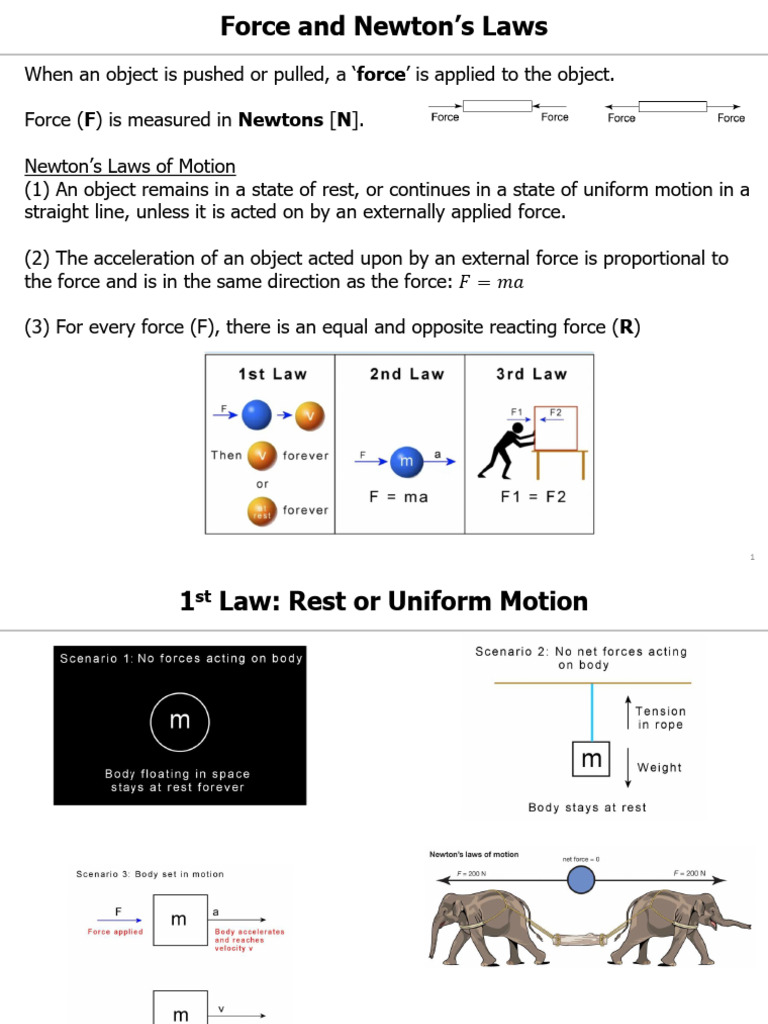 Week_12_ME-L03_Force&Moment | PDF | Force | Weight