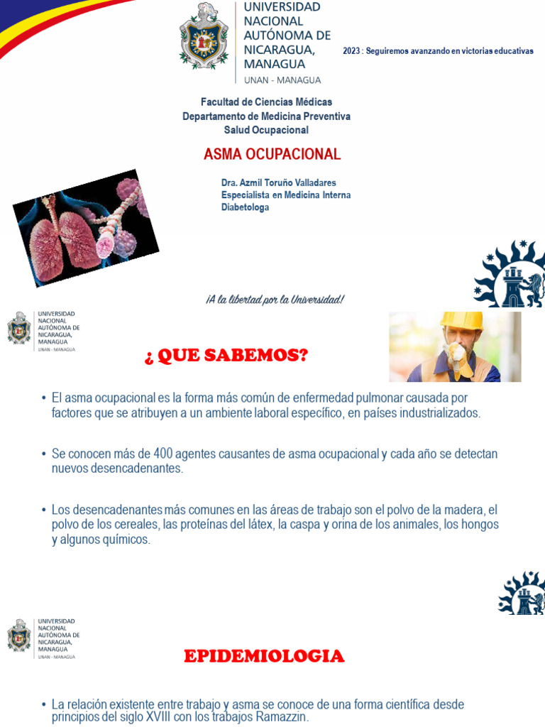 Asma Ocupacional-1 | PDF | Asma | Inflamación