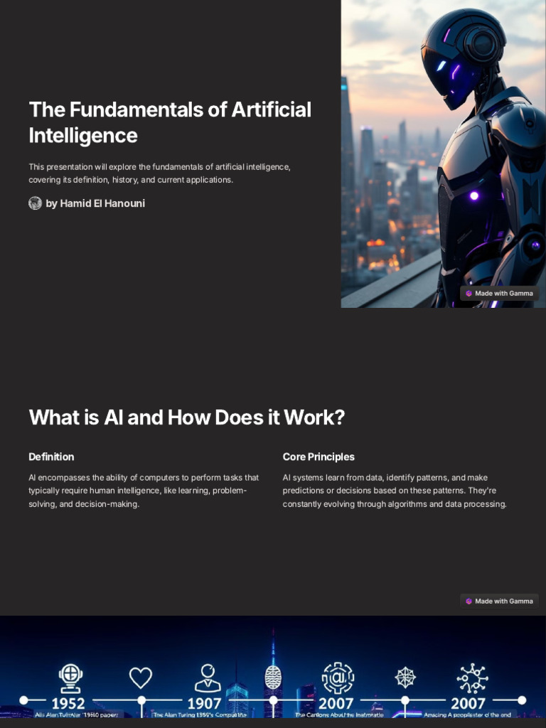 The Fundamentals of Artificial Intelligence | PDF | Artificial ...