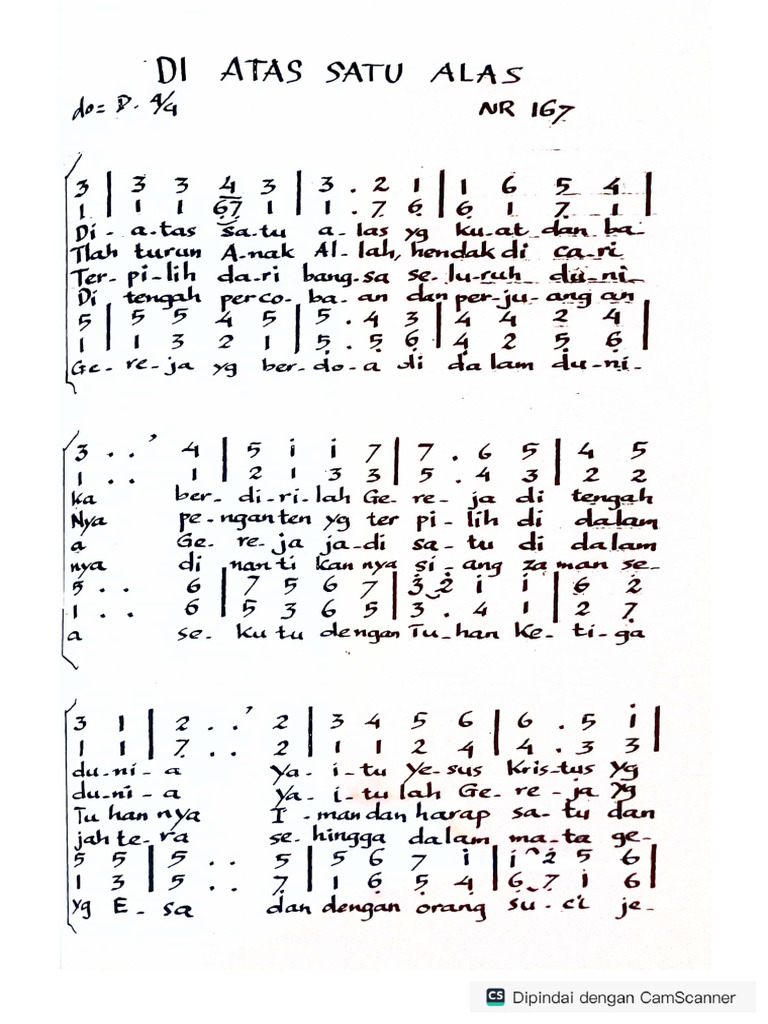 NR. 167 Diatas Satu Alas | PDF