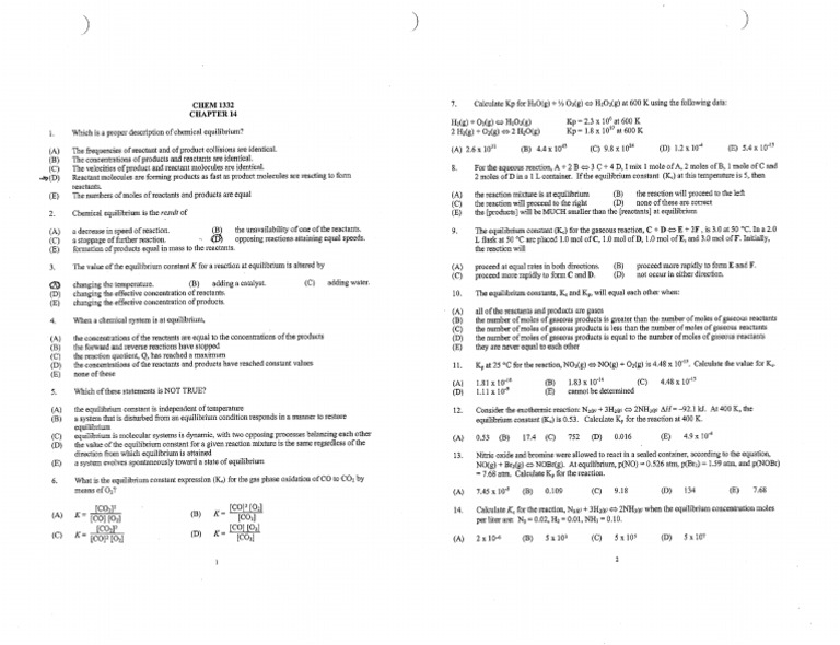 chapter14 review and MC 2 | PDF