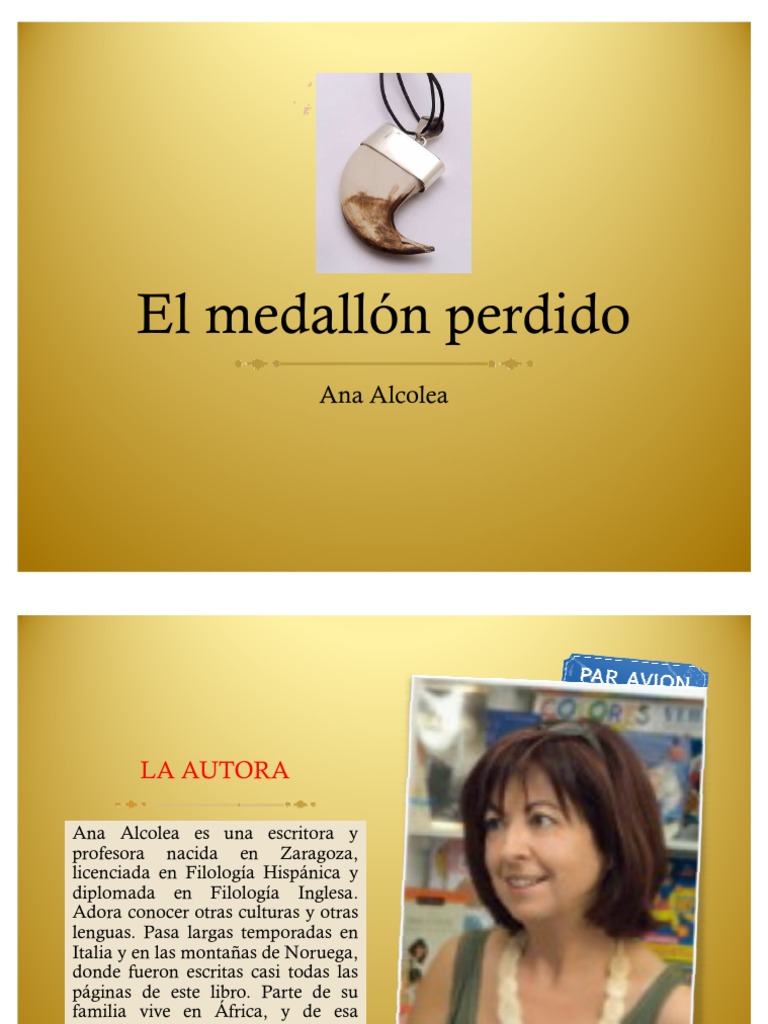 El Medallón Perdido - Powerpoint | PDF