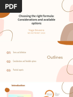 Pediatric Formula List | PDF | Nutrition | Diet & Nutrition