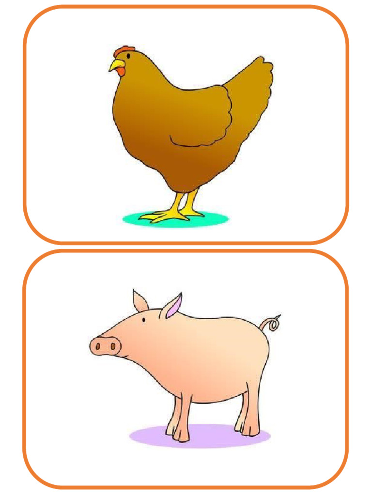 Farm Animals Flashcards | PDF