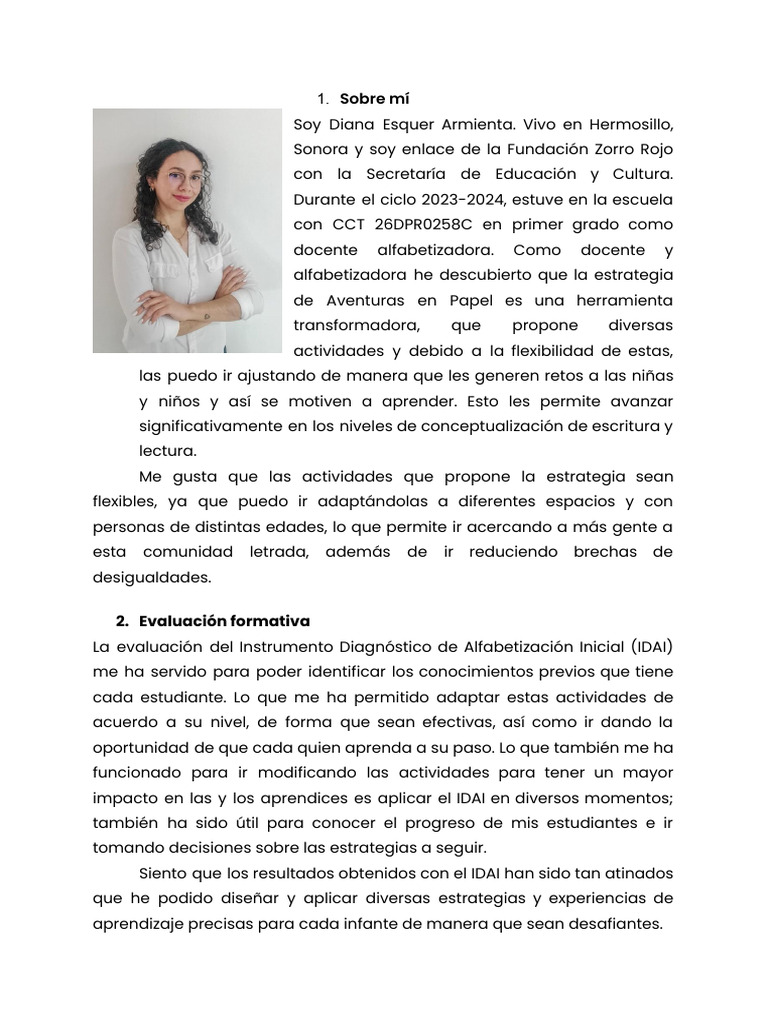 BitÃ¡cora - Diana E-AF - Docx - Signed | PDF | Enseñando | Evaluación