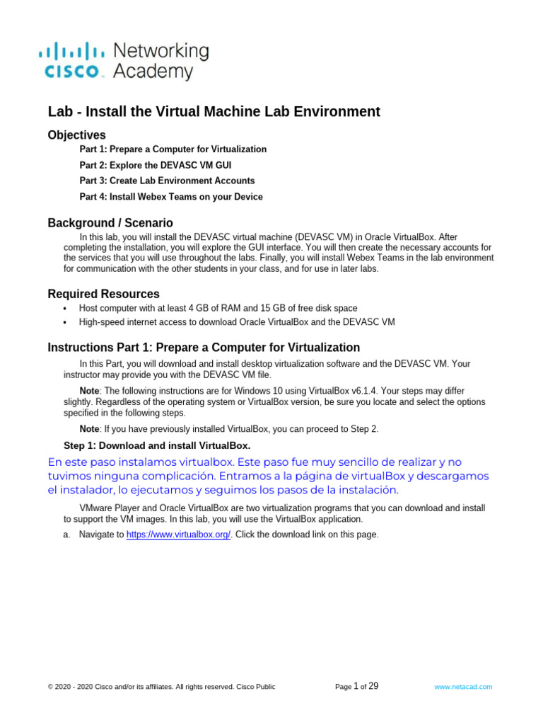 Practice Cisko | PDF | Virtual Machine | Virtualization