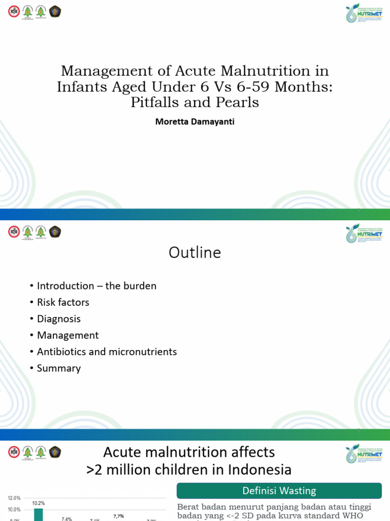 Management of Acute Malnutrition in Infants Aged Under 6 Months Vs 6-59 ...