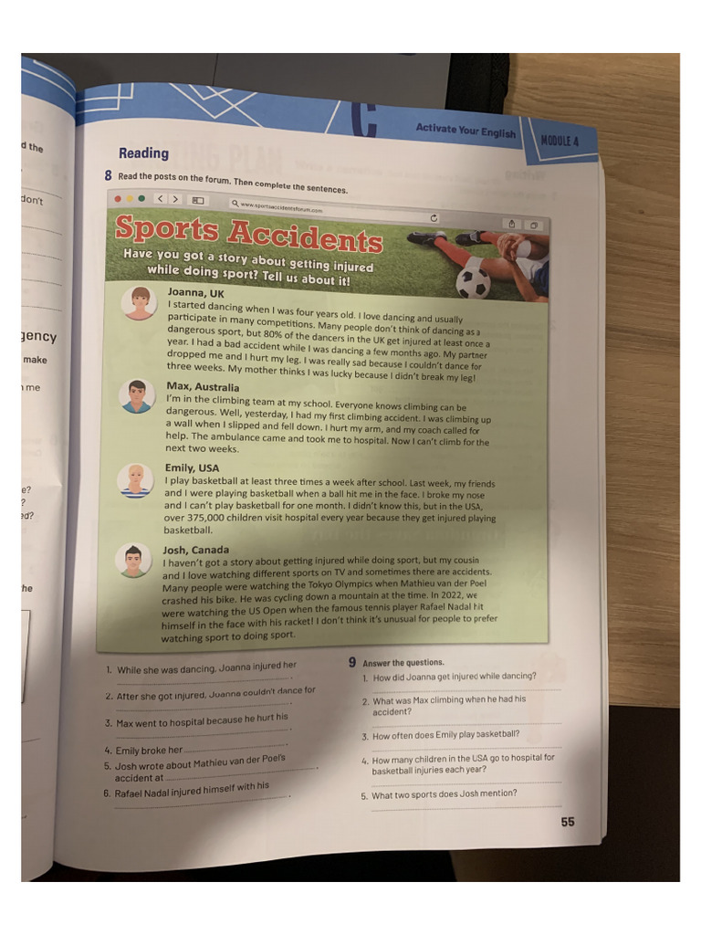 Burlington Advanced Options WORKBOOK A2+ - Page 55 | PDF