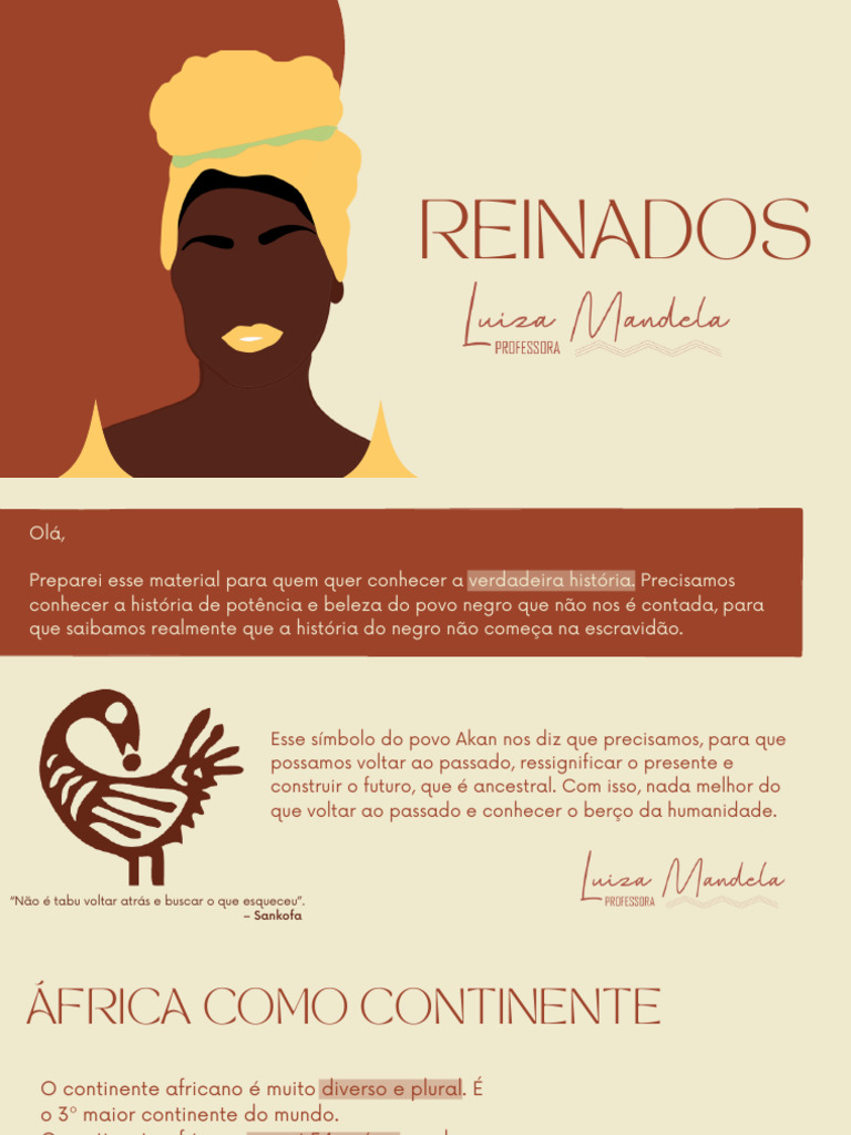 Luiza Mandela Reinados | PDF