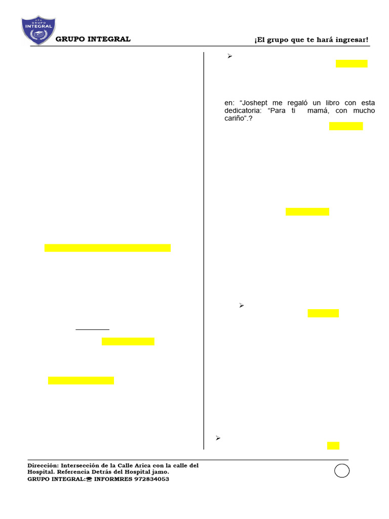 Examen N°1 Medicina | PDF | Amor | Pulmón