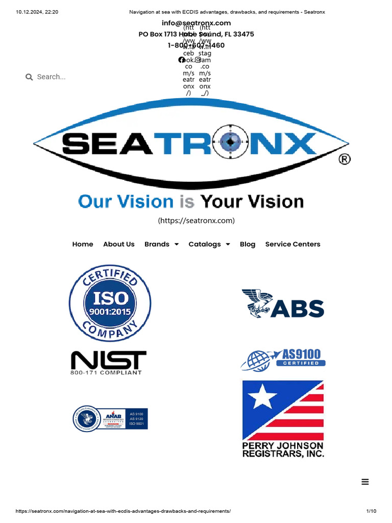 ECDIS Navigation: Benefits & Regulations | PDF