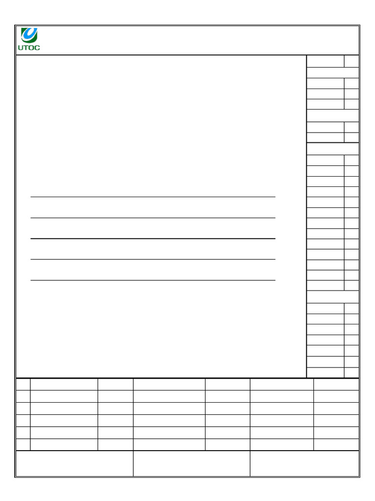 QC-010 UTOC Cover Page - MATERIAL CONTROL PROCEDURE | PDF